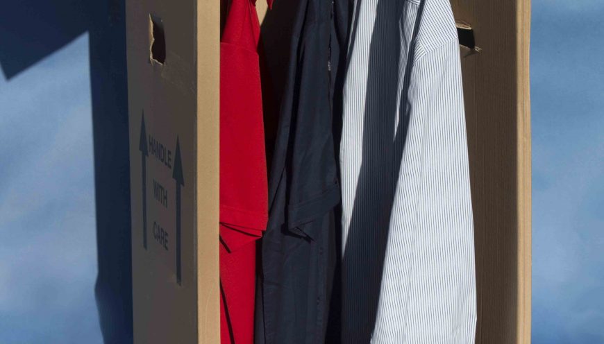 Hang in there! Why you need wardrobe boxes when moving house.